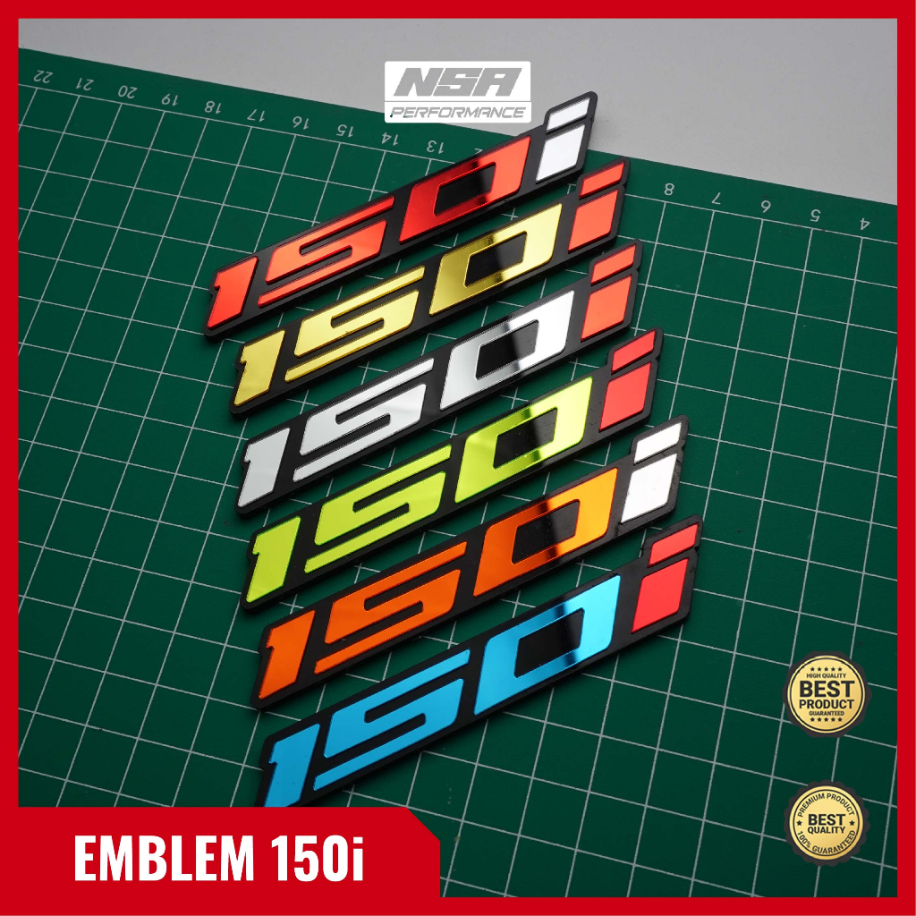 Jual NSA Emblem Click 2pcs Stiker Timbul Tulisan Klik 3D Logo Vario ...