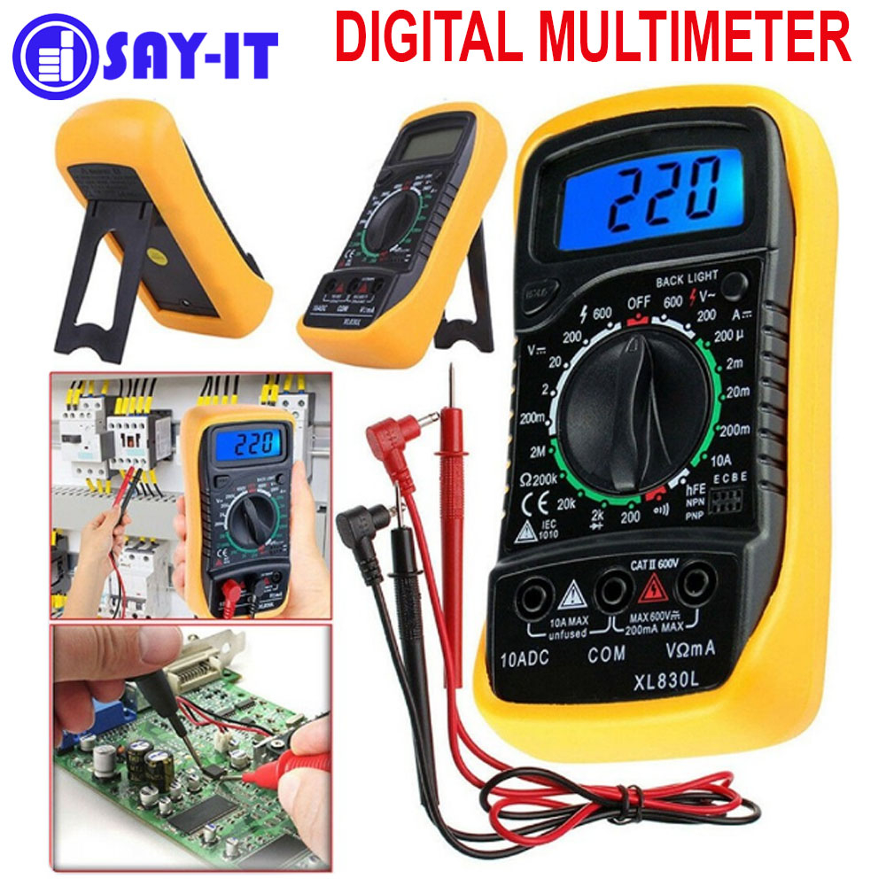 Jual Multimeter Multitester AVOMeter Digital Mini XL830L | Shopee Indonesia
