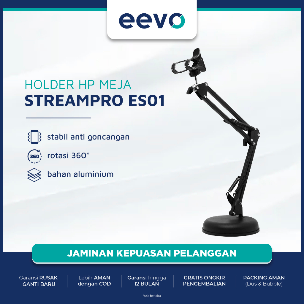 Jual eevo Stand Holder HP Meja StreamPRO ES01 Phone Standing Sandaran ...