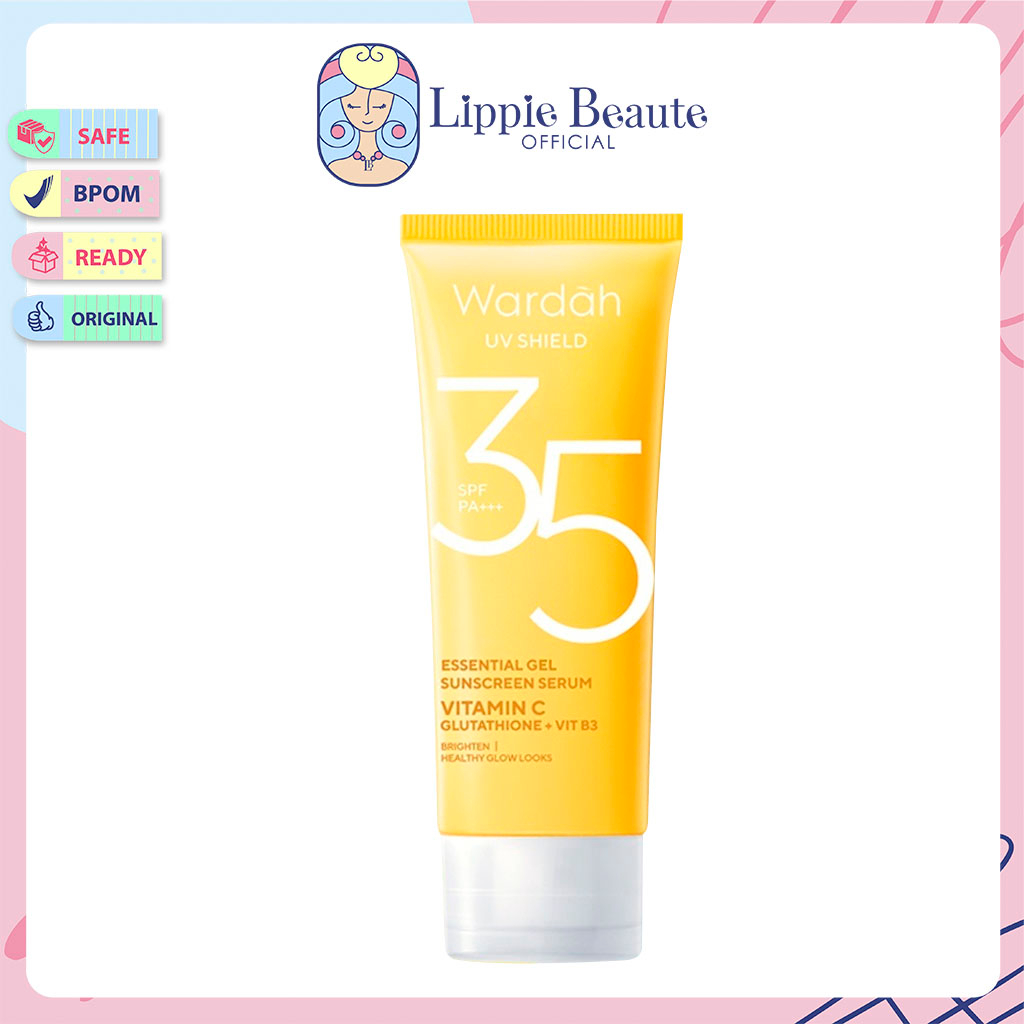 Jual WARDAH - Wardah UV Shield Essential Sunscreen Gel SPF 35 PA++ 40ml ...