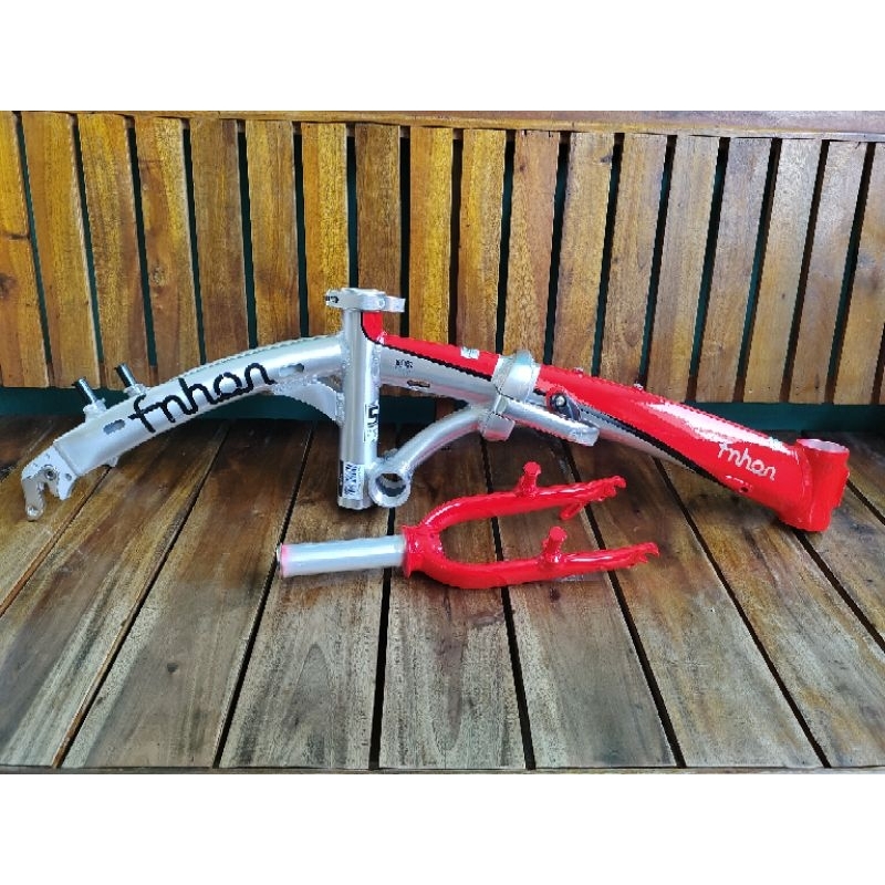 Jual Frame Fnhon Tornado Mini 14"/16" Red Silver (NEW) | Shopee Indonesia