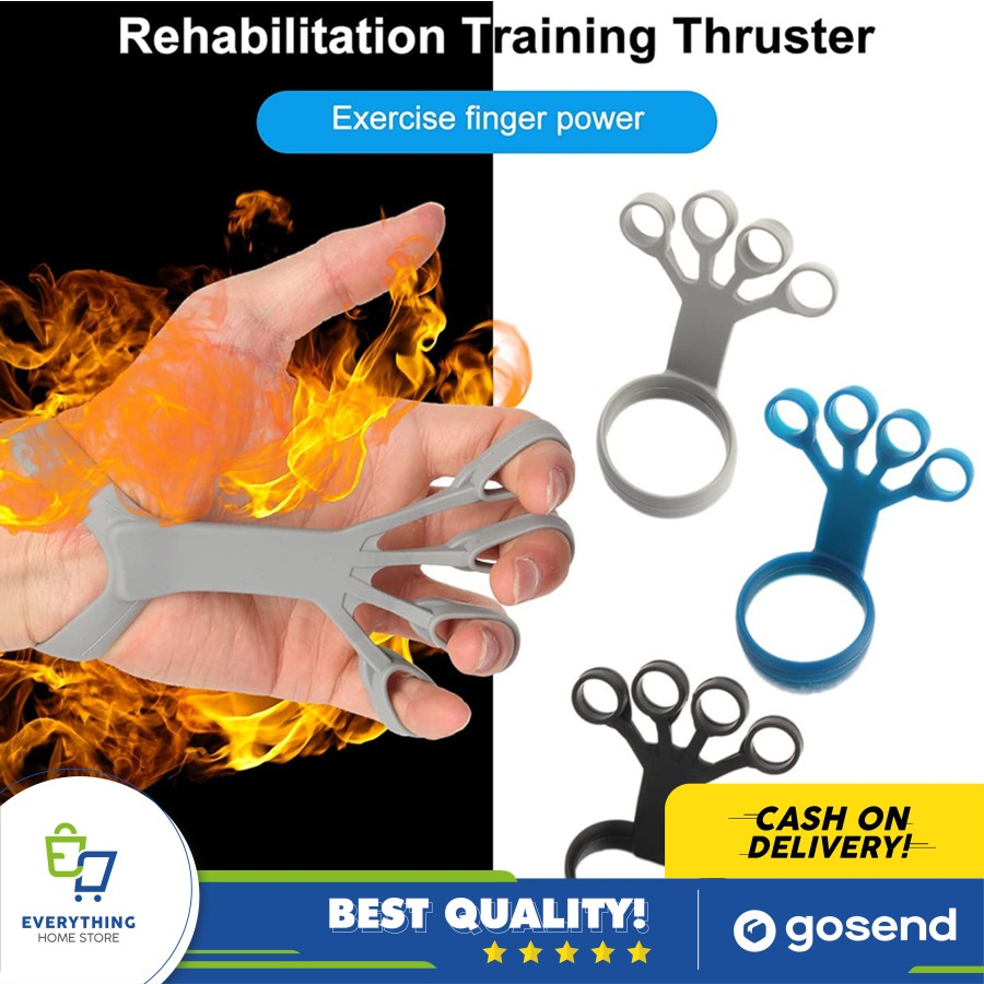 Jual Silicone Finger Hand Grip Olahraga Finger Power Strength 11 Pounds ...