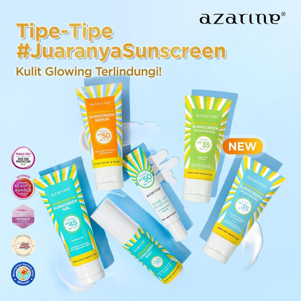 Jual ALL AZARINE SUNSCREEN HYDRASOOTHE AZARINE SUNSCREEN GEL SPF 45 PA ...