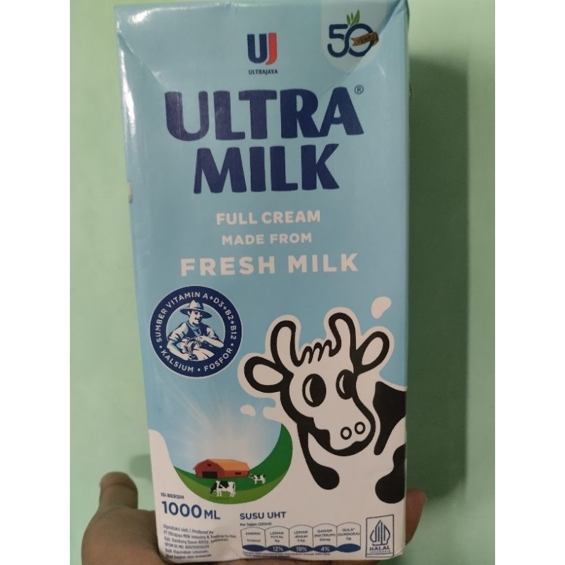Jual Ultramilk Uht Fullcream 1ltr | Shopee Indonesia