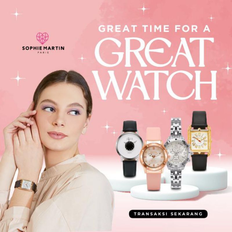 Jual PREE ORDER JAM TANGAN TERBARU SOPHIE MARTIN PARIS | Shopee Indonesia