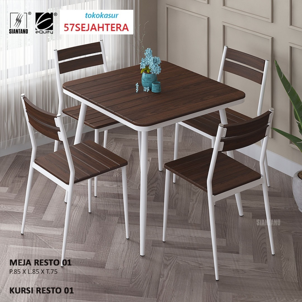Jual Meja Resto 01 - Kursi Resto 01 - Meja Cafe - SIANTANO | Shopee ...