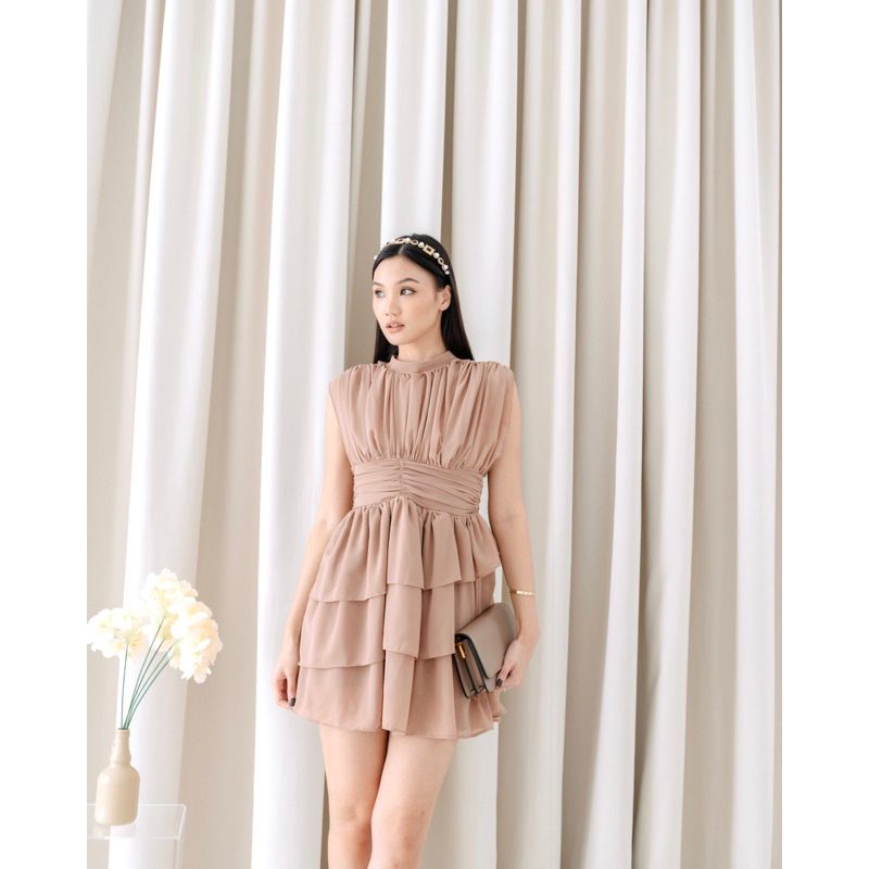 Jual STACEY DRESS - DRESS PREMIUM WANITA | Shopee Indonesia