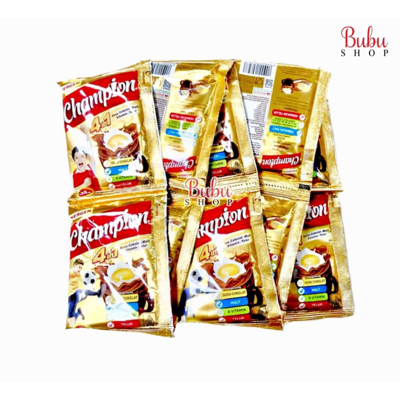 Jual Energen Champion susu coklat 1 renceng 10 sachet | Shopee Indonesia