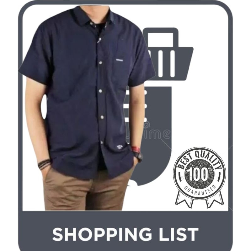 Jual KEMEJA POLOS LENGAN PENDEK | HEM POLOS PENDEK | HEM POLOS | Shopee ...
