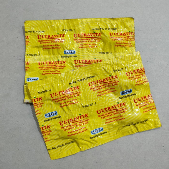 Jual Ultravita 4 Kaplet Per Strip | Shopee Indonesia