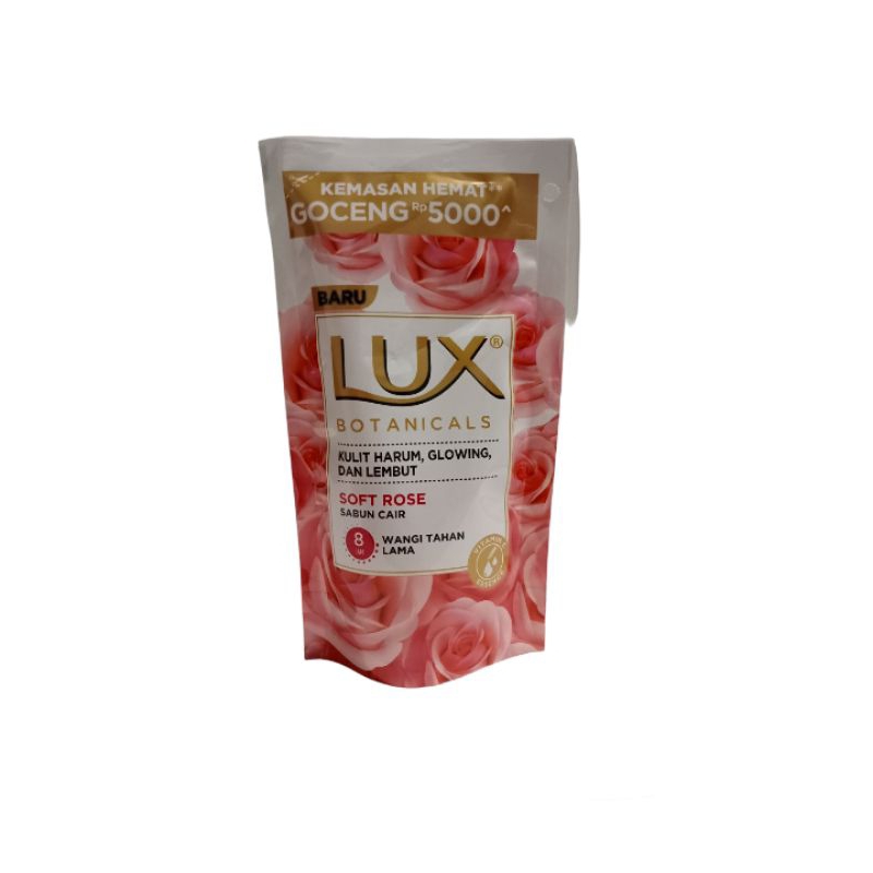 Jual Lux sabun mandi Cair Botanicals Soft Rose harga 3 pcs@90ml sabun mandi cair | Shopee Indonesia