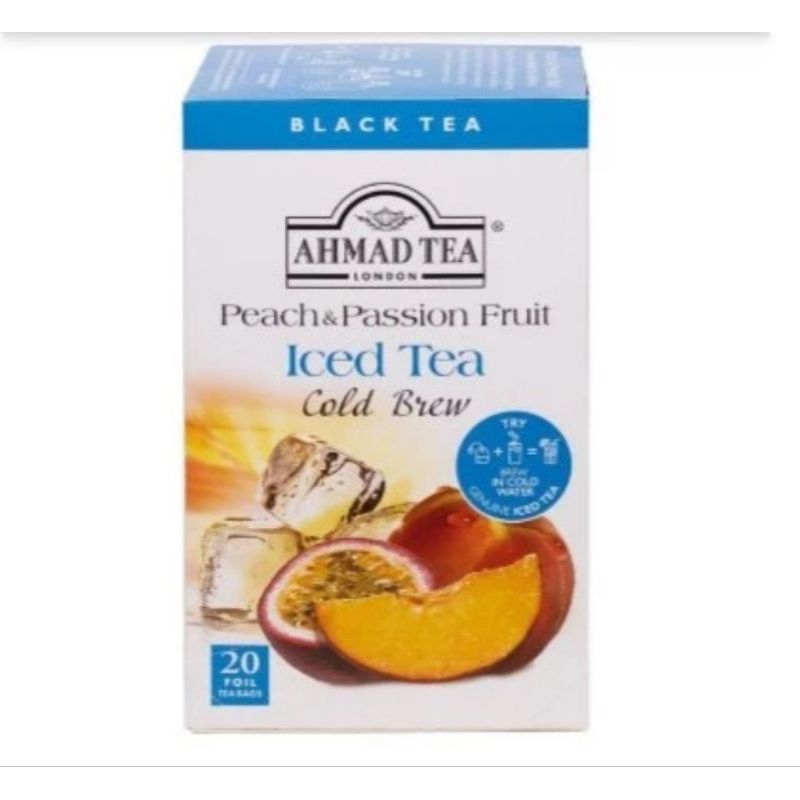 Jual ahmad tea peach and passion cold brew per pack isi 20 sachet/teh ...