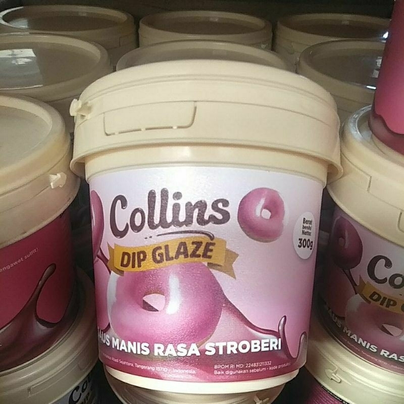 Jual COKELAT VIRAL/Collins dip glaze 300 grm varian rasa | Shopee Indonesia