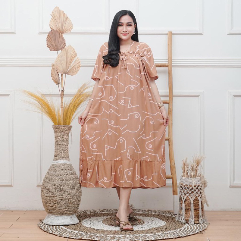 Jual HOMEDRESS DASTER FUJI JUMBO BAHAN RAYON PREMIUM MUAT BB 100KG ...