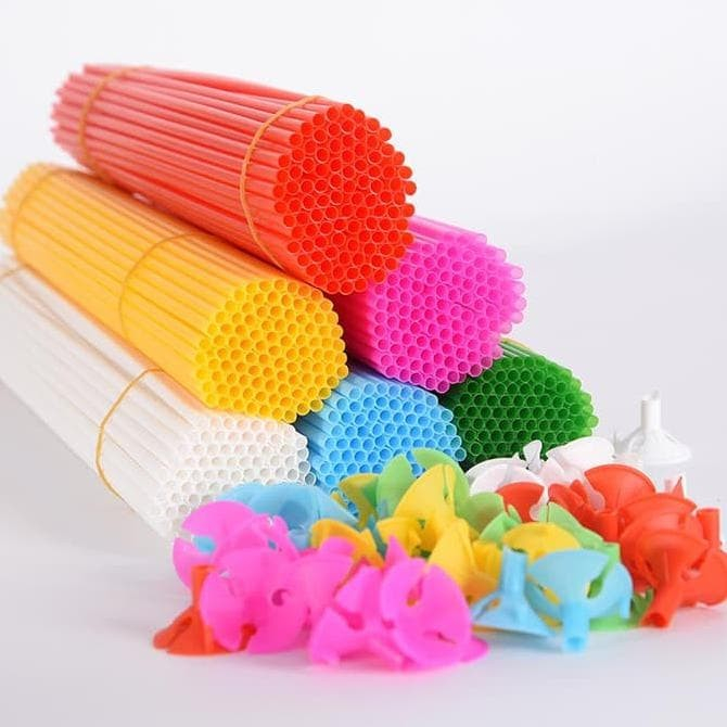Jual Stik Balon kecil / Stick Balon karet / Tangkai Balon (1 pcs ...