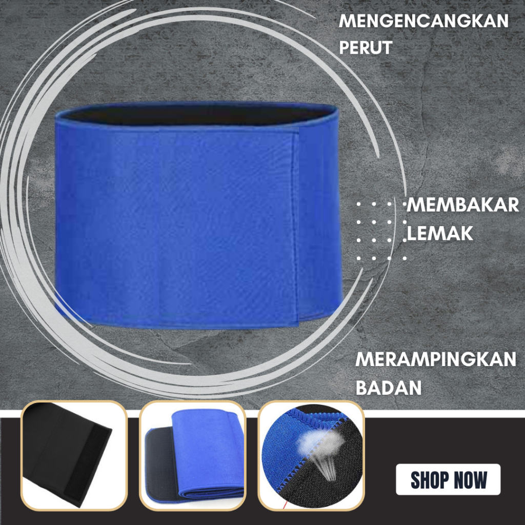 Jual Korset Pelangsing Pengecil Perut Pria Wanita Waist Trimmer ...