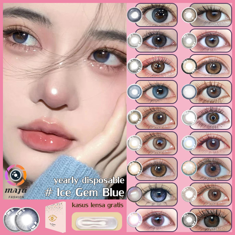 Jual MAJU SOFTLENS Multiple colors 1 pasang lensa kontak warna diameter ...