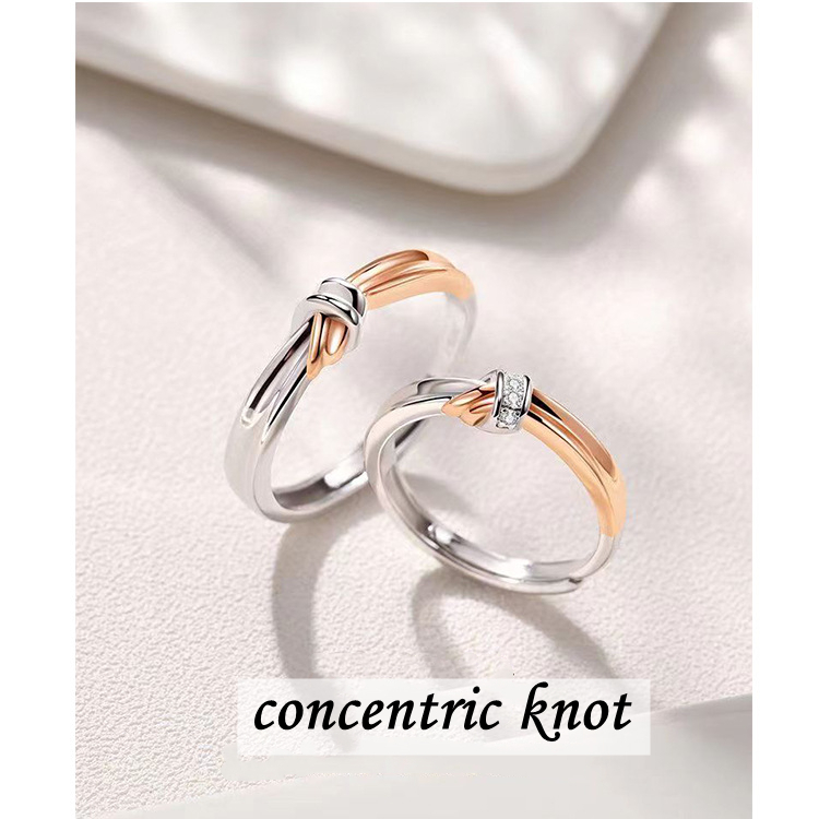 Jual CINCIN COUPLE NEW-SEPASANG-concentric knot,cincin couple model ...