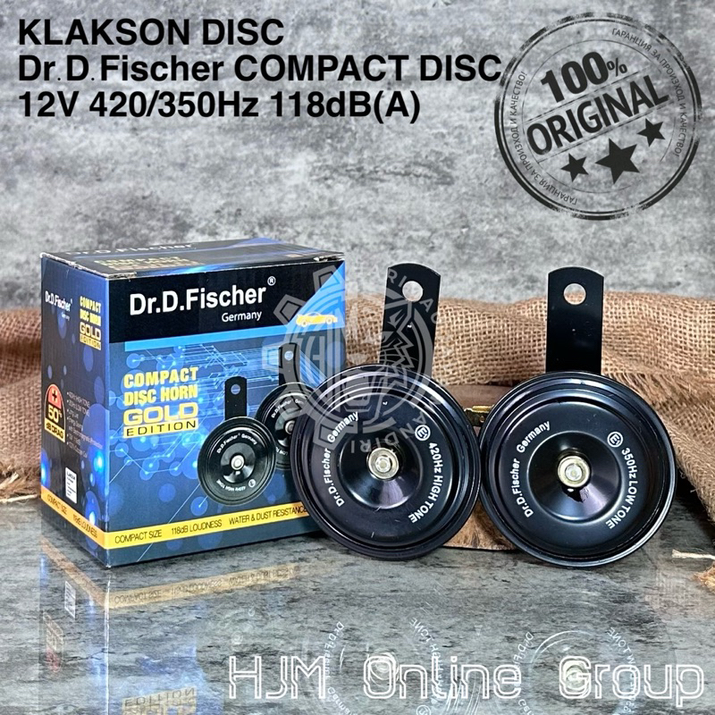 Jual KLAKSON COMPACT DISC HORN 12V DR D FISCHER GERMANY ORIGINAL ...