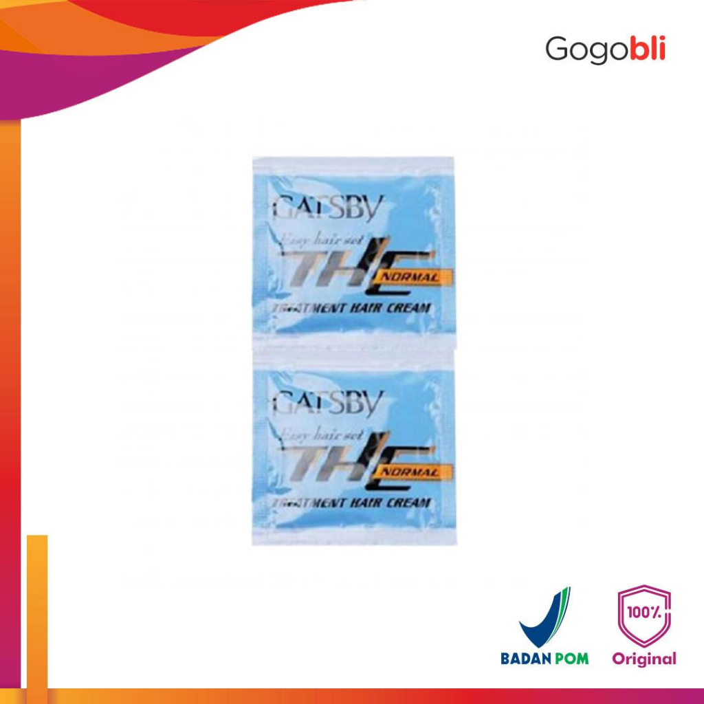 Jual Gatsby Treatment Hair Cream Normal Double 5gr x 2 sachet | Shopee ...