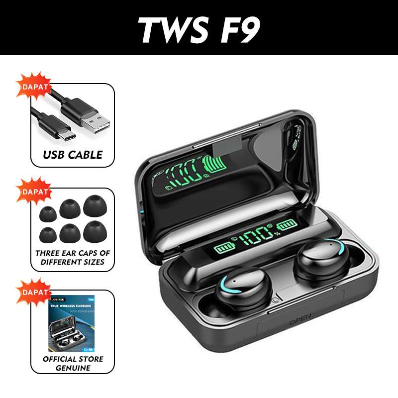 Jual Jovitech TWS Wireless Earphone Earbuds In Ear Headset Bluetooth 5.3 Dengan HIFI Stereo 9D ...