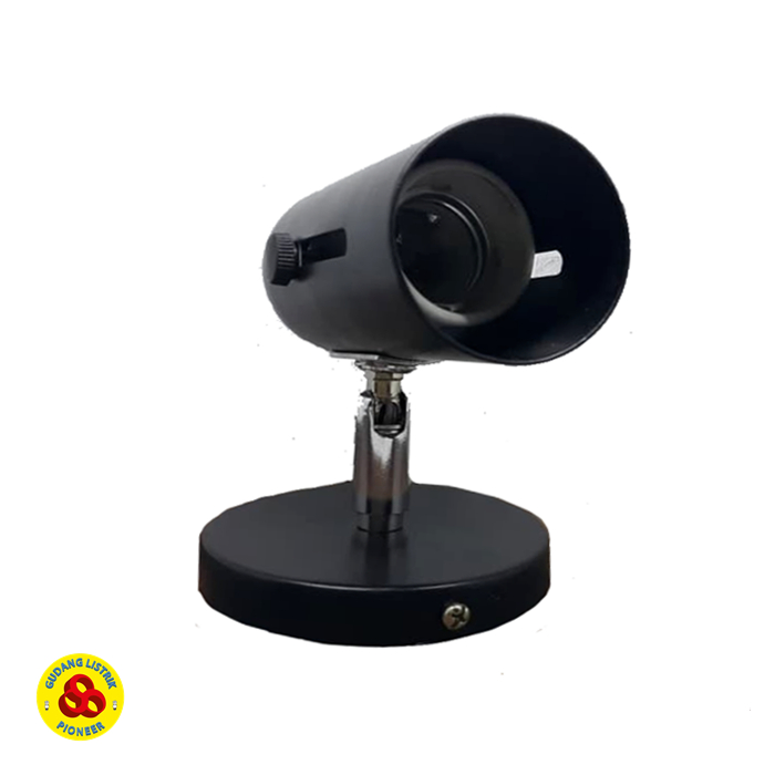 Jual Kap Lampu Sorot Fitting E27 R63 Tempel Dinding Plafon Hitam 3cm ...