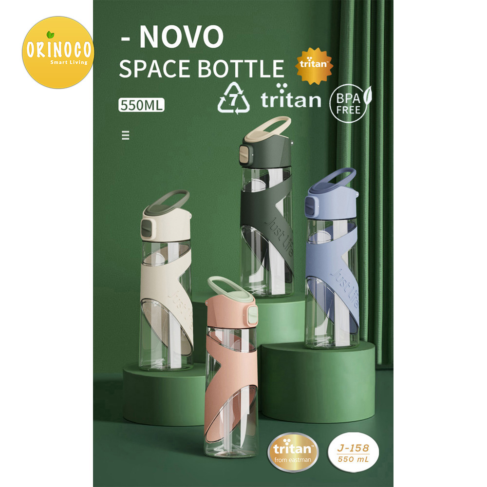 Jual Orinoco Botol Minum Plastik Tritan Premium Viral Anti Bocor dengan ...