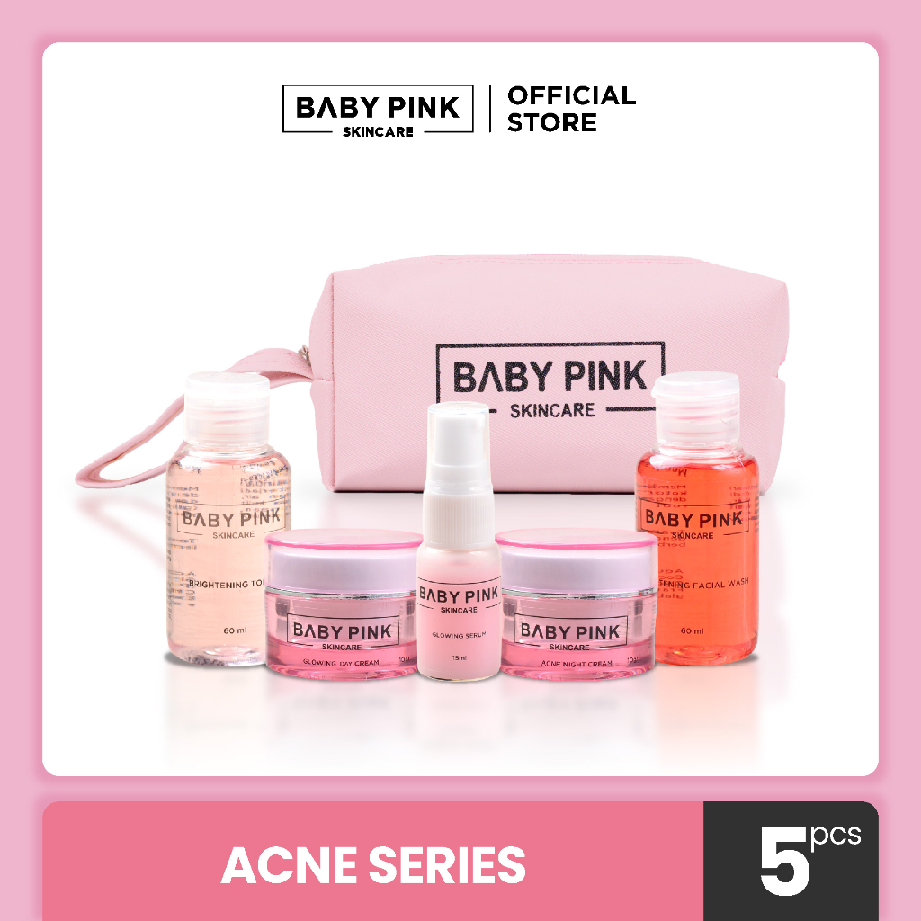 Jual Baby Pink Skincare (5Pcs) Paket Acne Series Resmi BPOM & Halal MUI ...