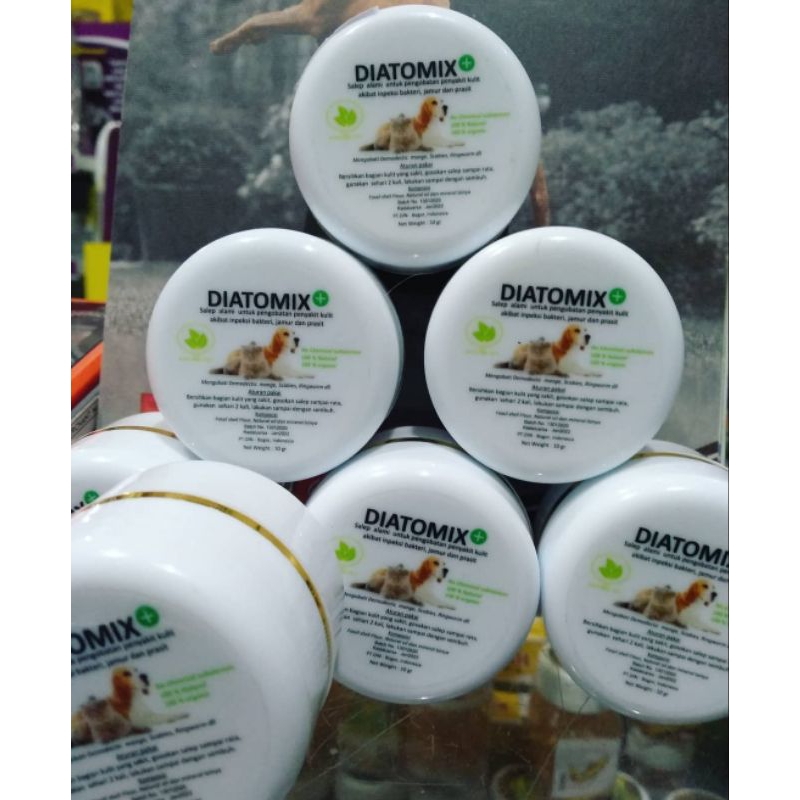 Jual DIATOMIX Obat salep scabies, jamur, ringworm kualitas Patten untuk kucing & Anjing ...