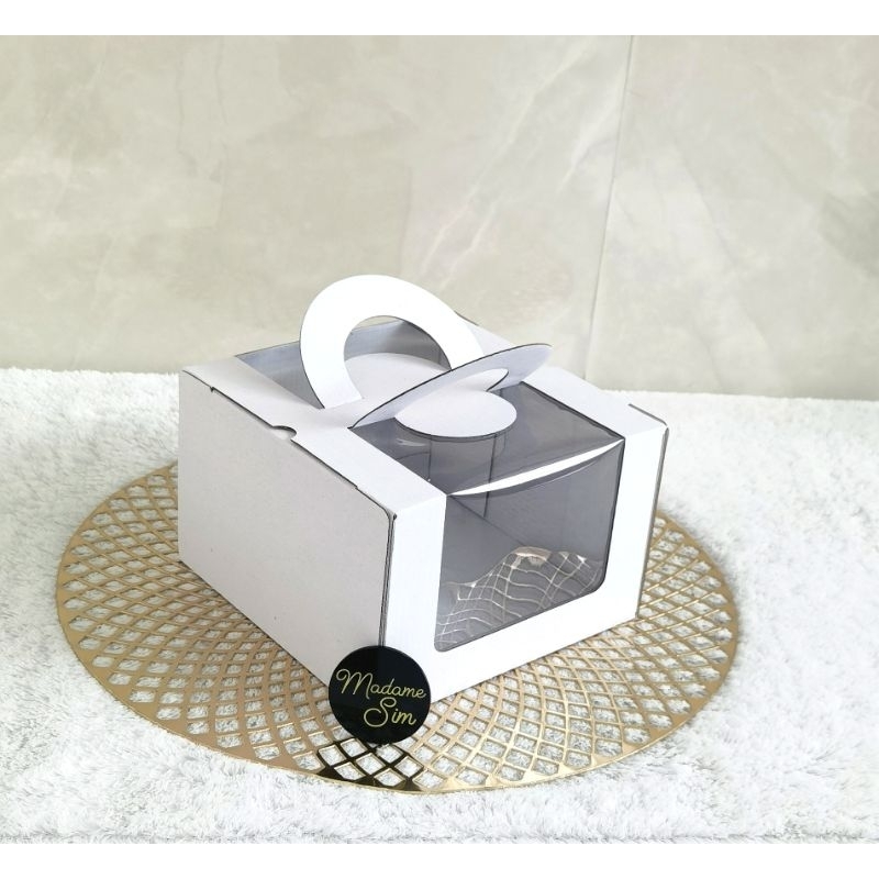 Jual DUS KUE TART - GABLE CAKE BOX - GIFT BOX - KOTAK KADO 18x18x12 ...