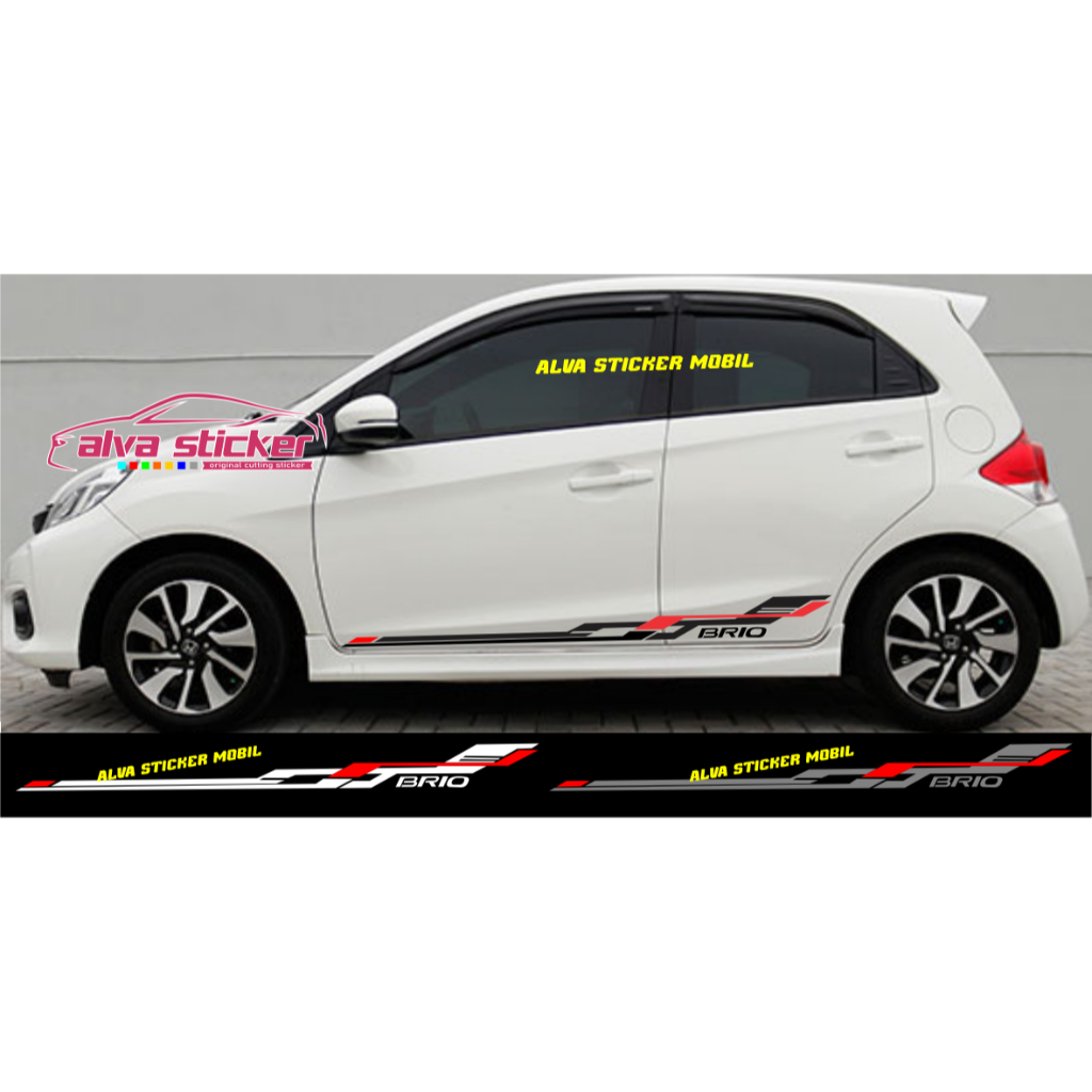 Jual sticker brio stiker brio list cutting sticker mobil honda brio ...