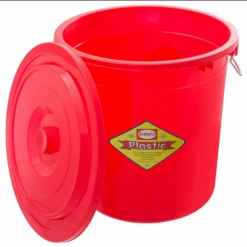 Jual Ember plastik 40 liter Shinpo/ Tong Plastik 40 Ltr/ Ember Shinpo 40 liter ( Gojek) | Shopee ...
