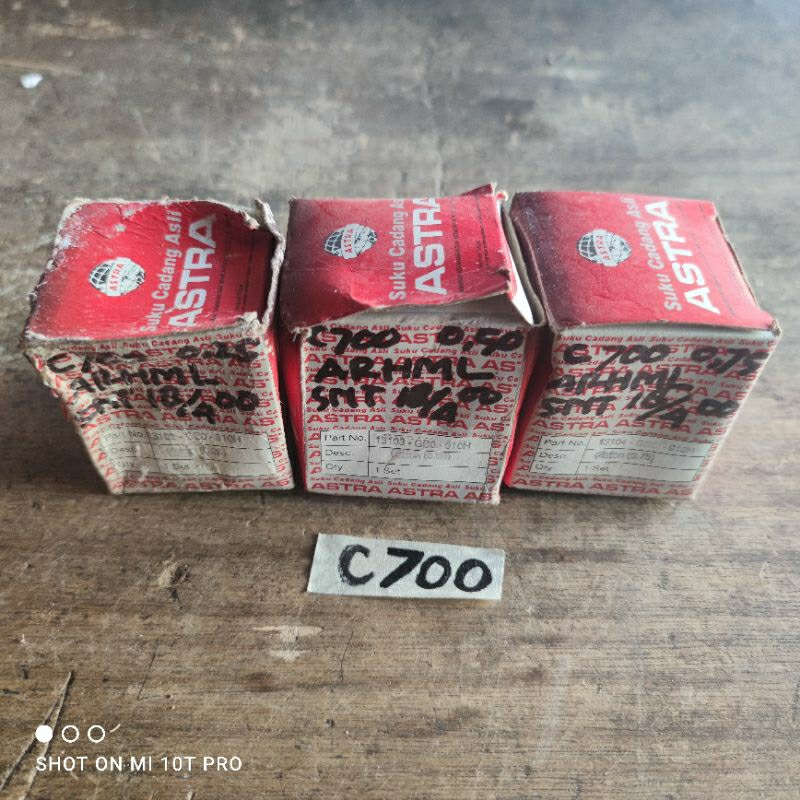 Jual Piston Only Honda C700 25 50 75 Original Honda Astra | Shopee ...