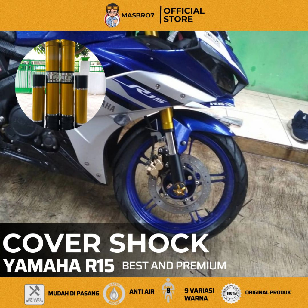 Jual Cover Shock depan Motor R15 V2 dan V1 | Shopee Indonesia