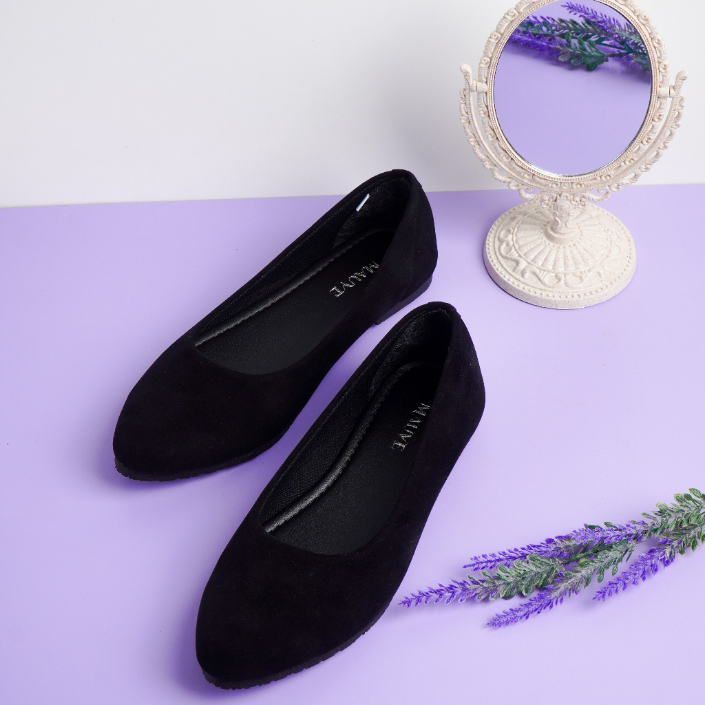 Jual Sepatu Flat Shoes Wanita - Galata by Blackpanda Flatshoes GEMINI BPL2.01 POLOS LANCIP ...