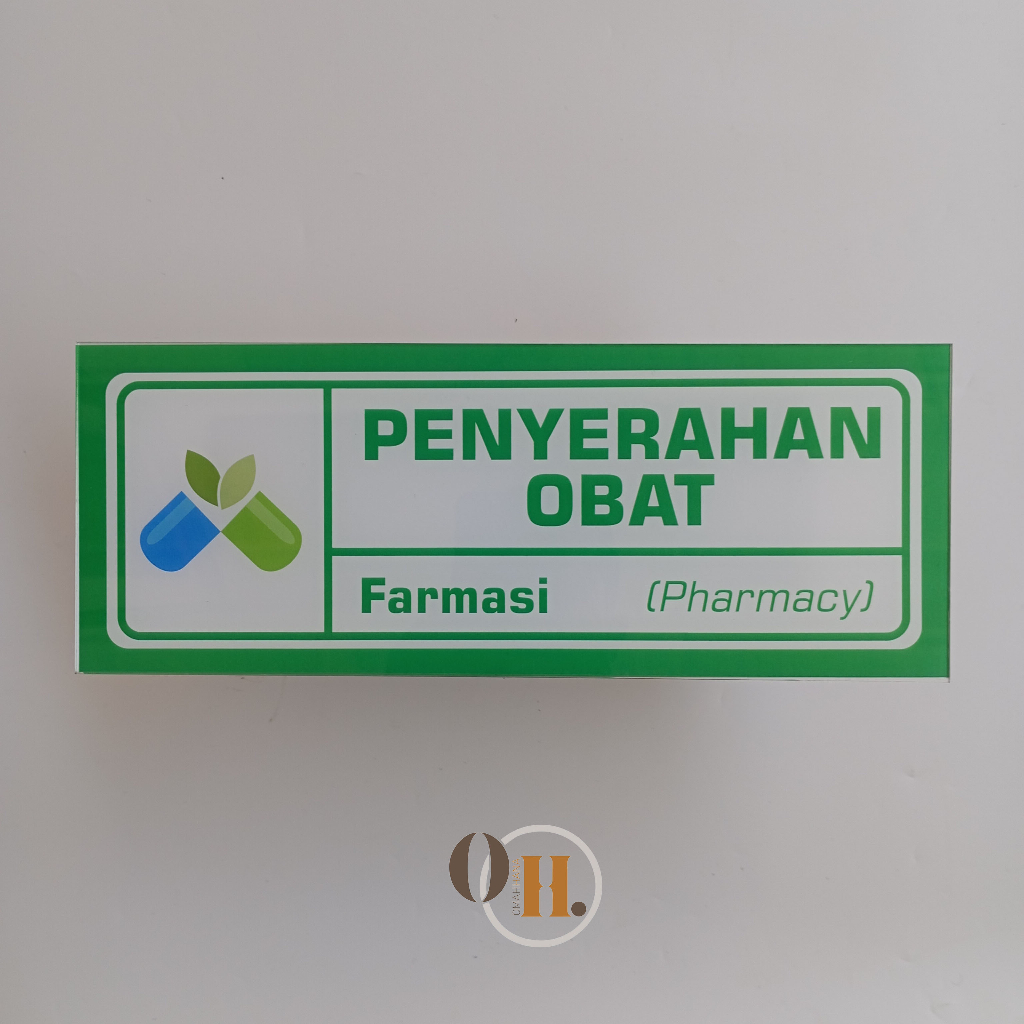 Jual Akrilik Ruang Penyerahan Obat - Papan Akrilik Nama Ruang - Akrilik ...