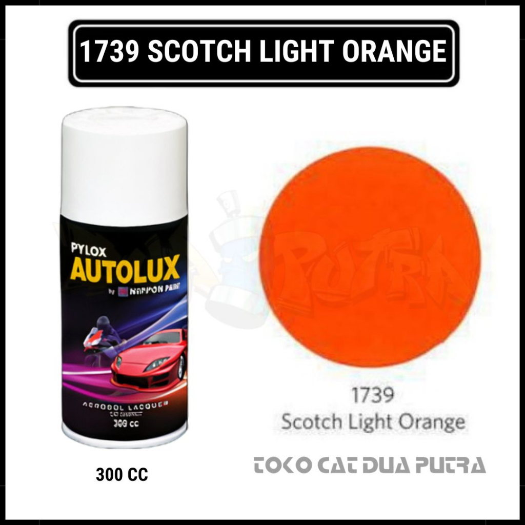 Jual Cat Semprot Pylox Autolux 300cc Scotch Light Orange | Shopee Indonesia