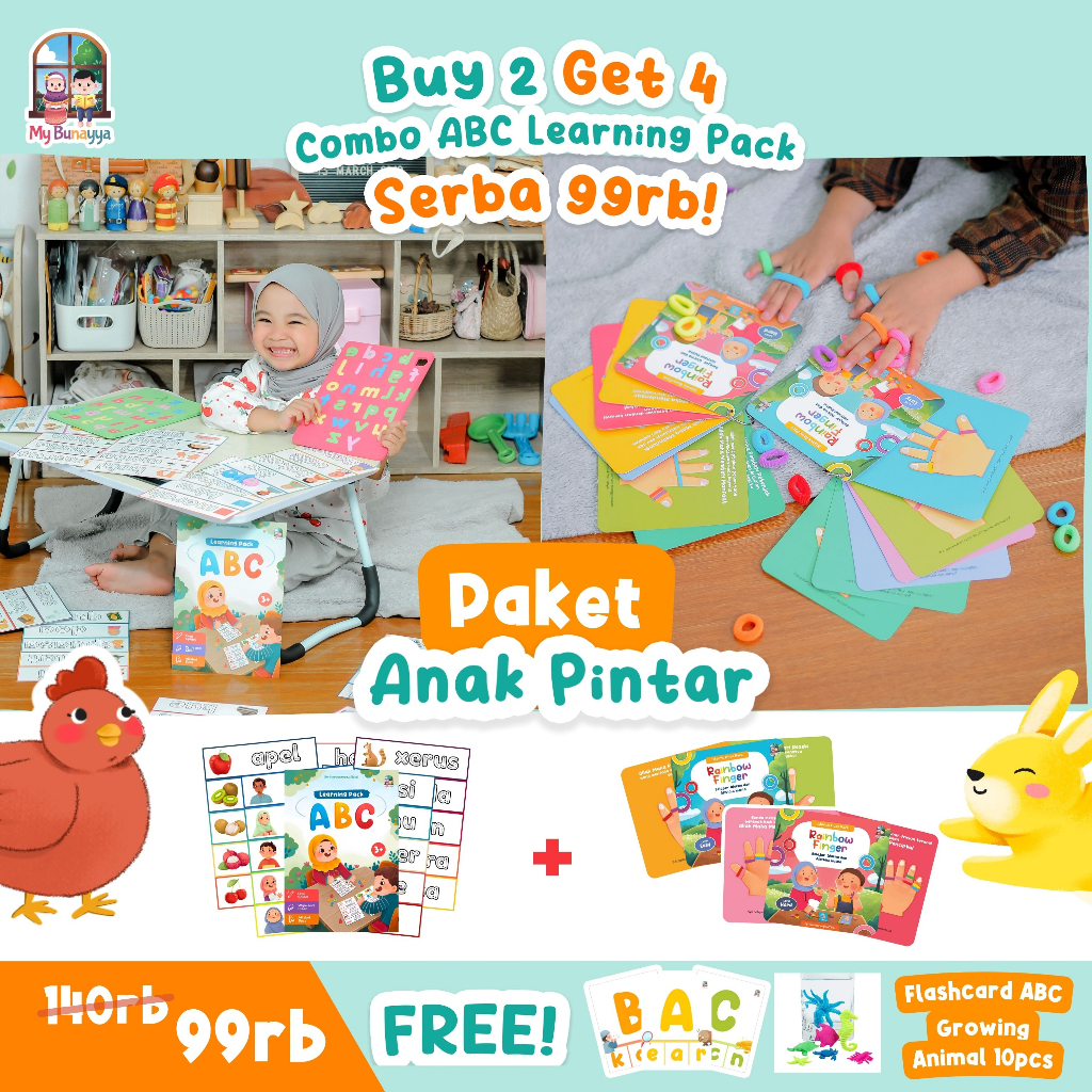 Jual COMBO ABC LEARNING PACK - Belajar Membaca - Alfabet - Huruf - Busy ...