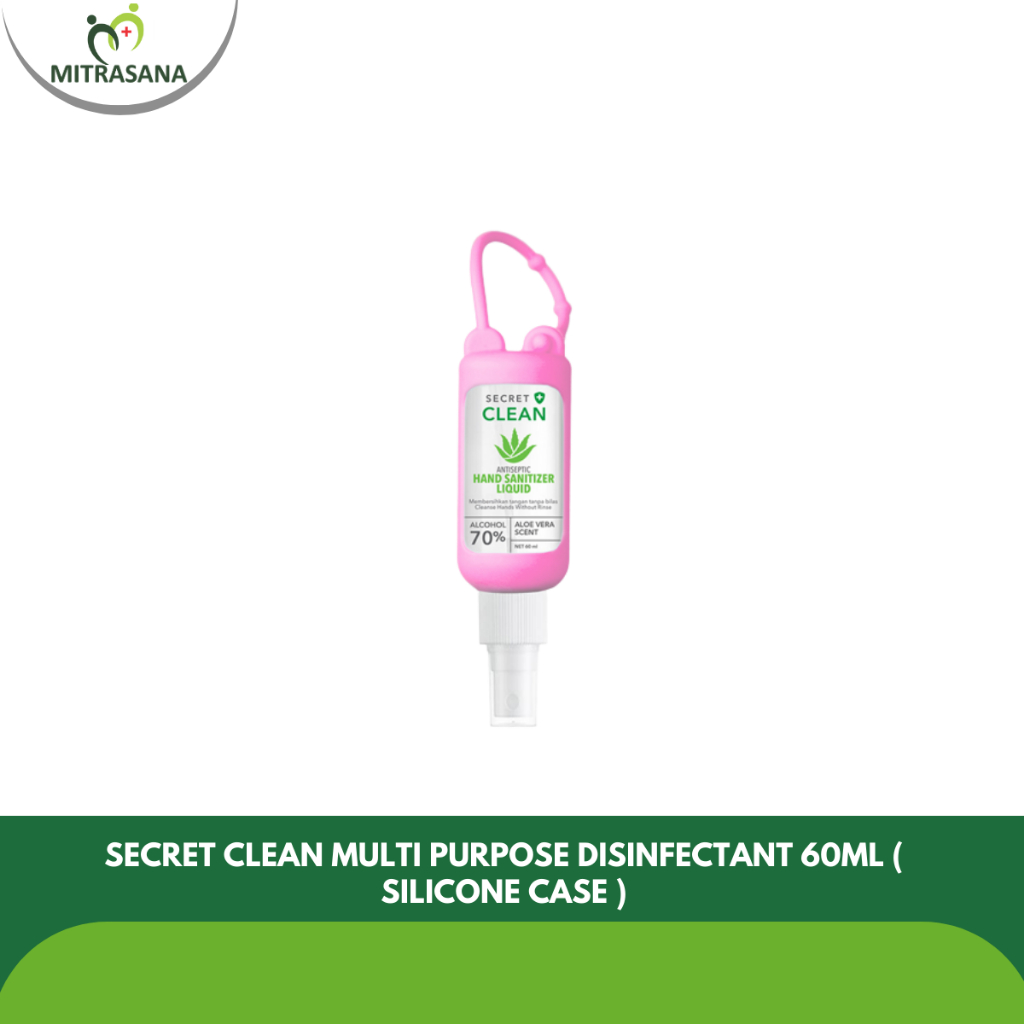 Jual Secret Clean Multi Purpose Disinfectant 60ml ( Silicone Case ...