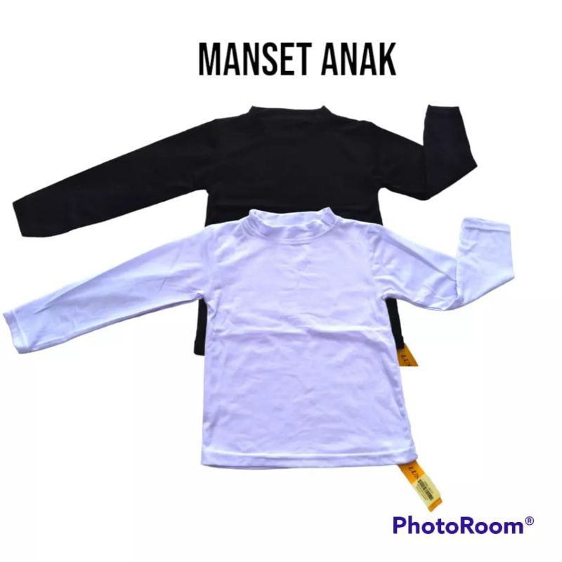 Jual Baju Manset Anak Perempuan 1-16 tahun Kaos Mangset Cewek Lengan ...