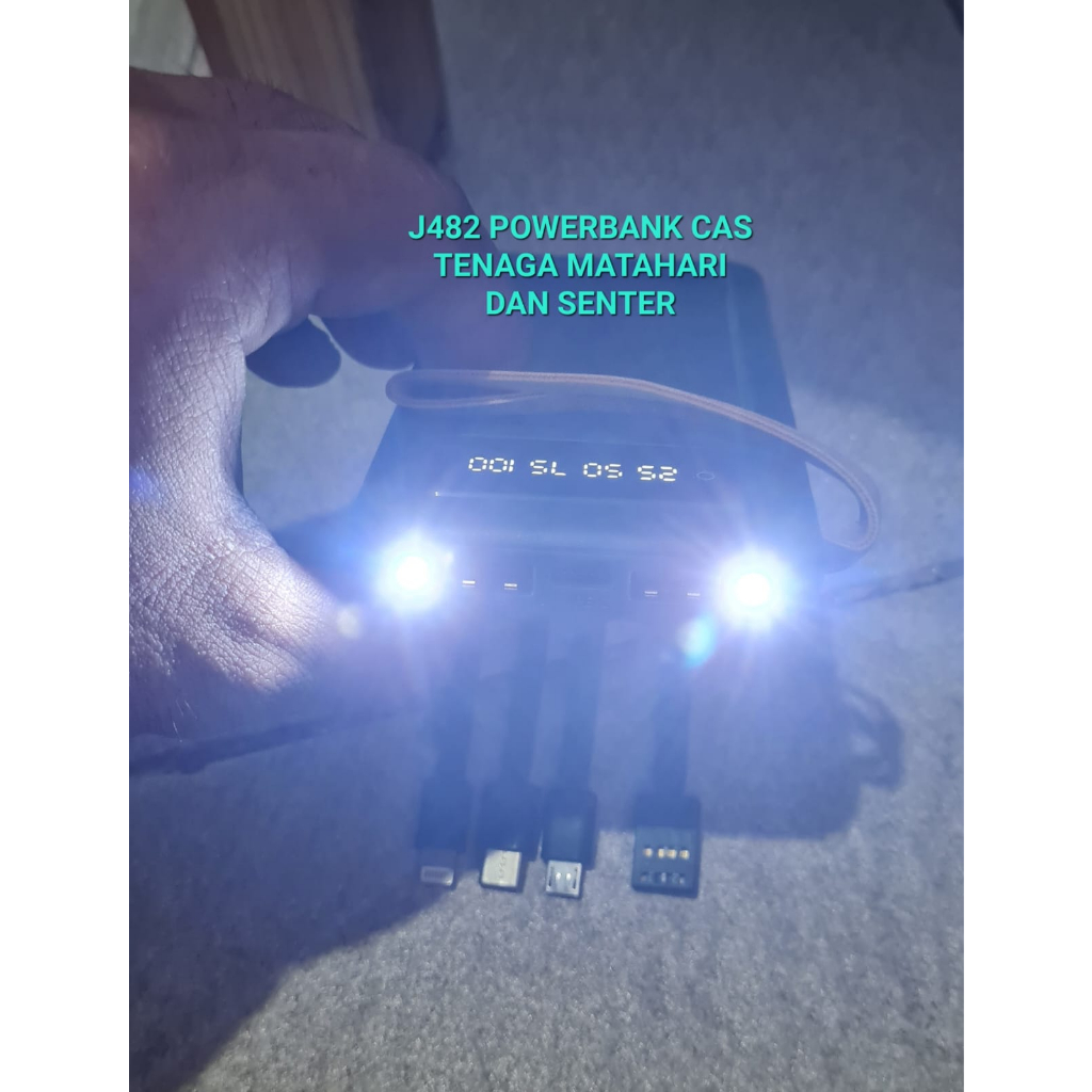 Jual J482 original charger cas casan Powerbank Solar POWER BANK PANEL ...