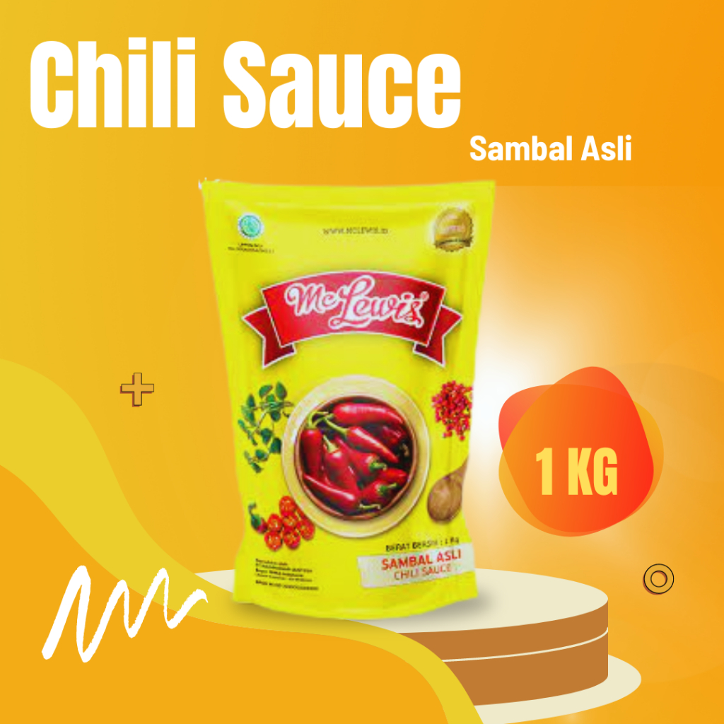Jual Saus Sambal Asli 1kg / Mc Lewis Chili Sauce Sambal Asli 1kg / Saus ...