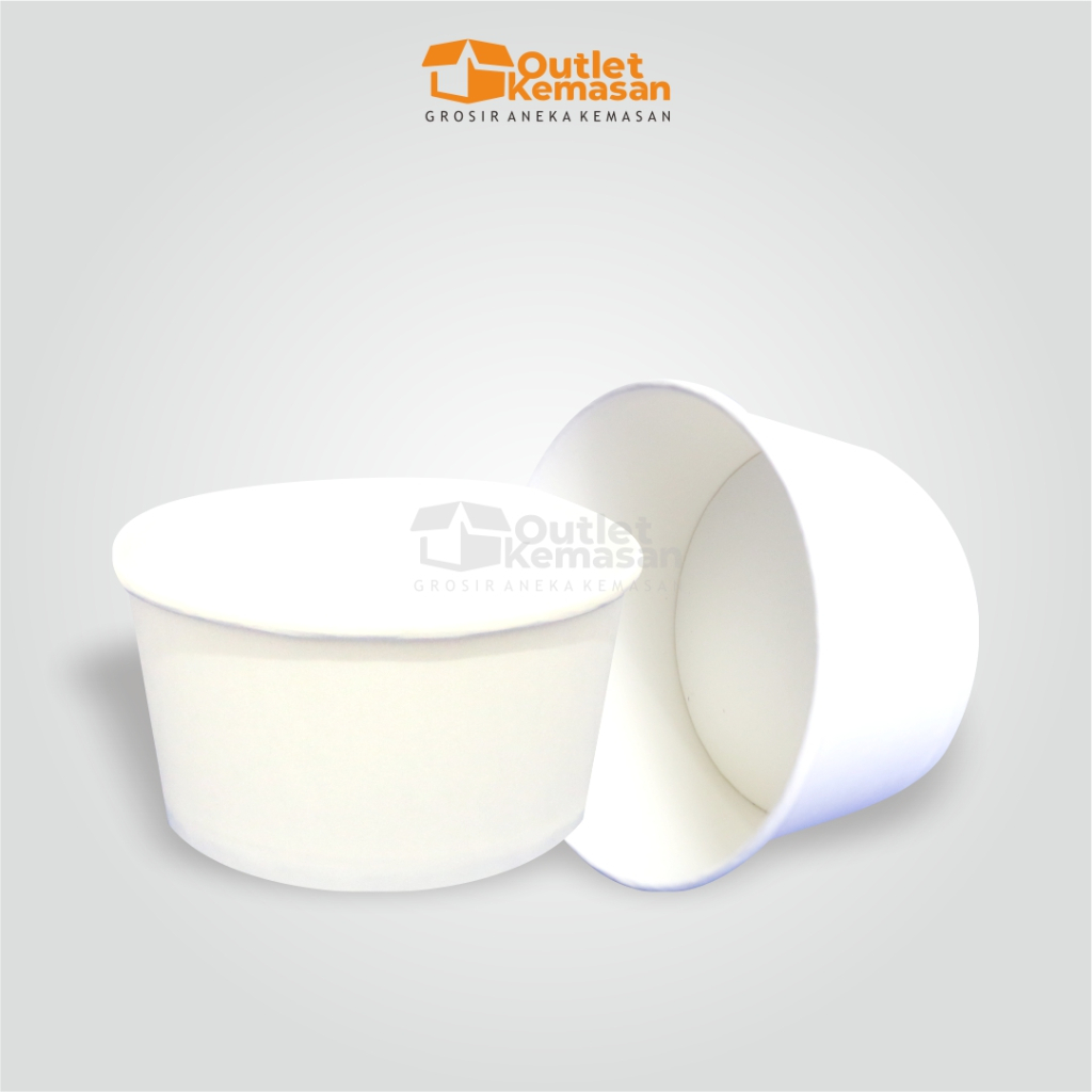 Jual Paper Bowl 650ml | Mangkuk Kertas | Paper Bowl Putih | Paper Bowl ...