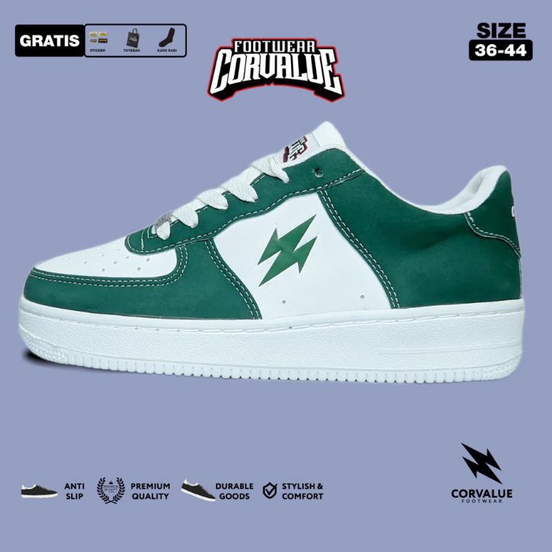Jual Sepatu CORVALUE FOOTWEAR - Sepatu Sneakers Kasual Hiratsuka 011 ...