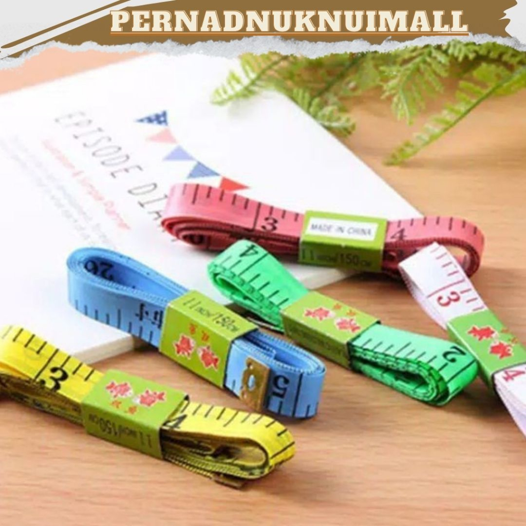 Jual TERBAIK|BEST SELLER||Meteran kain/ Meteran Baju 150cm|Meteran kain ...