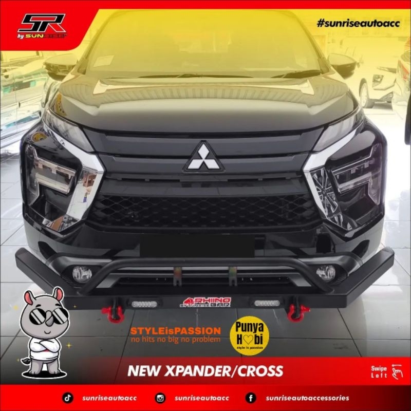 Jual Tanduk Bumper Mitsubishi Xpander 2021 2022 / Tanduk Bumper Depan ...