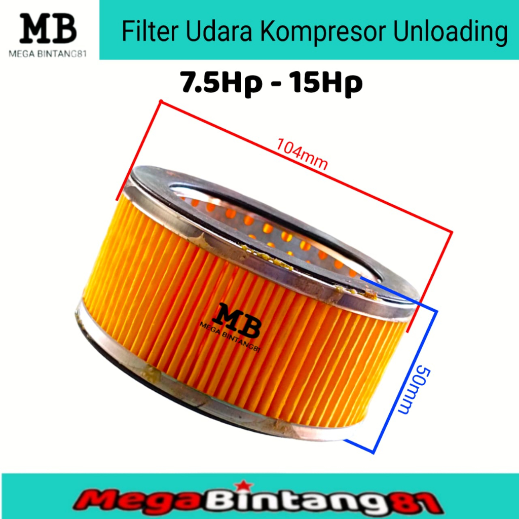 Jual Air filter saringan udara kompresor 7.5-15hp saringan kompresor ...