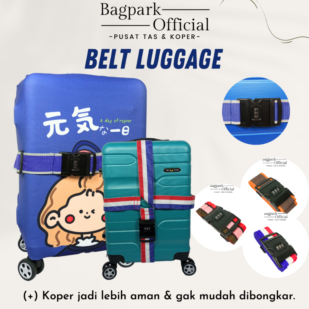 Jual Tali Strap Pengaman Koper Luggage Strap Travel Tali Pengikat Koper ...