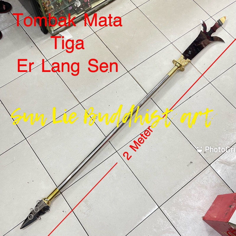 Jual alat buat tatung dewa erlangsen 二郎神 senjata dewa tombak mata tiga | Shopee Indonesia