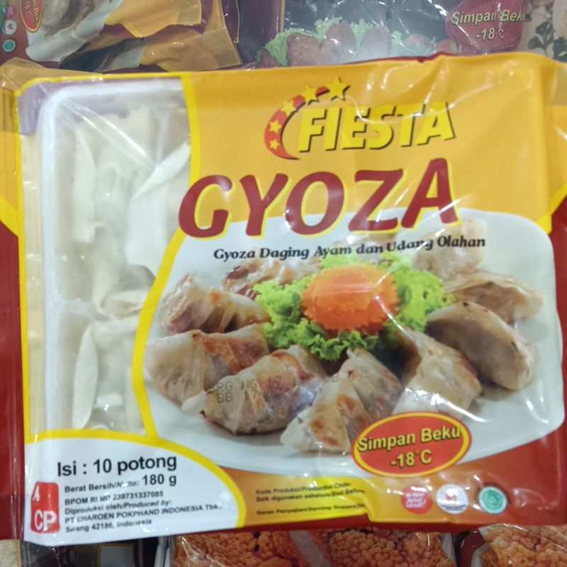 Jual Fiesta Gyoza Ayam 180gr Frozen food | Shopee Indonesia